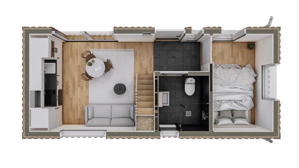 Planritningar & planlösningar för attefallshus | Extrahuset