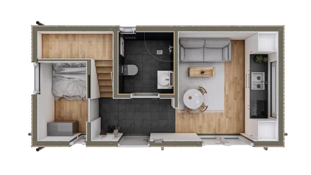 Planritningar & planlösningar för attefallshus | Extrahuset