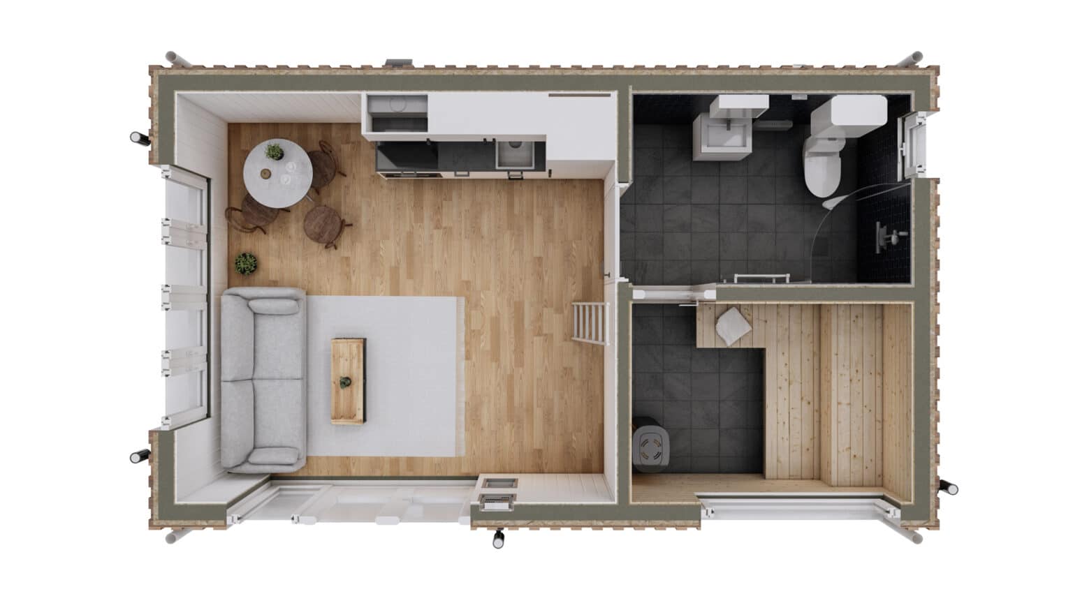 Attefallshus Båstad - Extrahuset