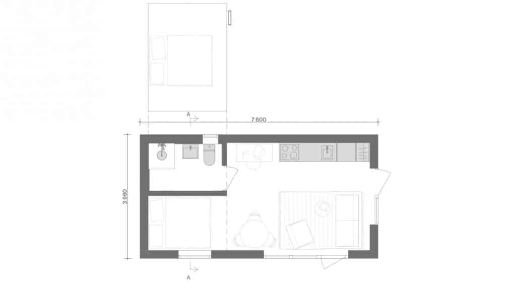 Planritningar & planlösningar för attefallshus | Extrahuset